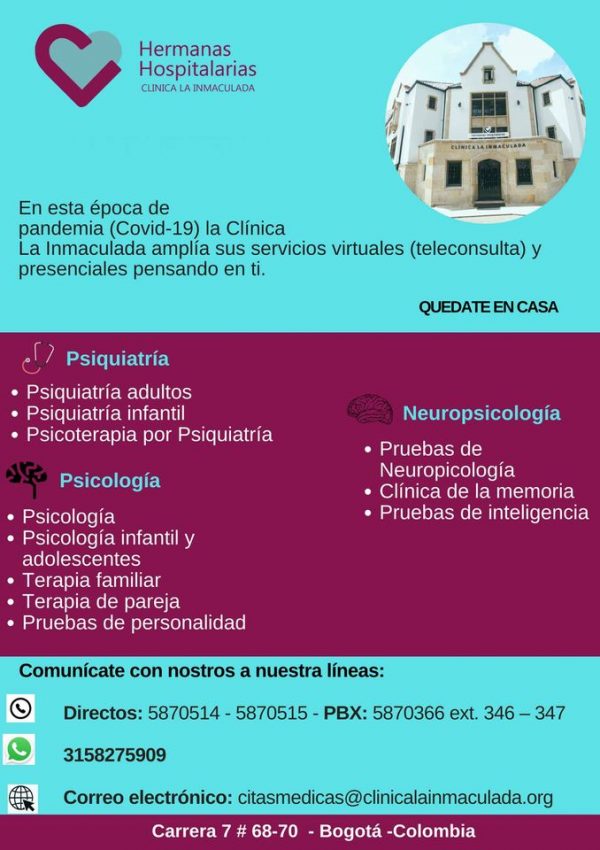 Callcenter y Servicio de Atención personalizada – Clínica La Inmaculada